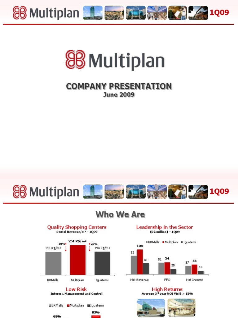 Multiplan Apr Junho 20090601 en | PDF | Earnings Before Interest | Revenue