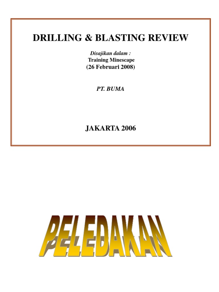 Drill & Blast Minescape | PDF