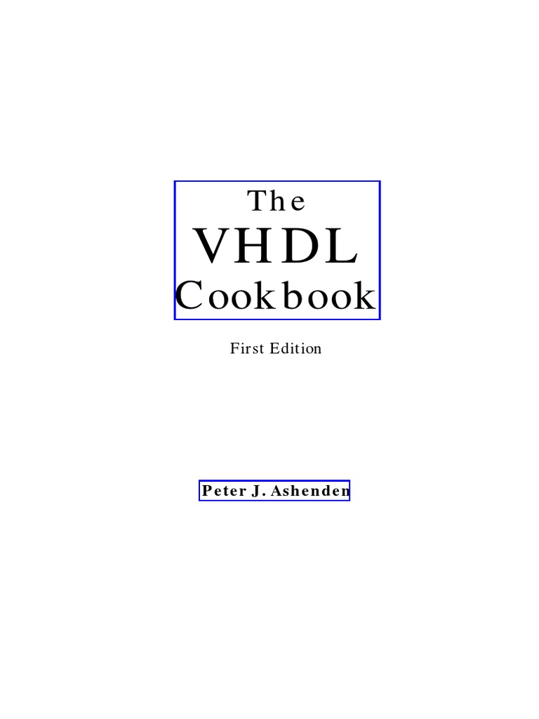 VHDL Cookbook | PDF | Control Flow | Data Type VHDL Cookbook | PDF | Control Flow | Data Type
