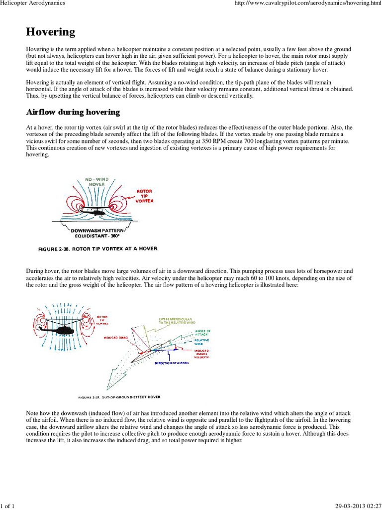 Helicopter Aerodynamics | PDF | Helicopter | Lift (Force)