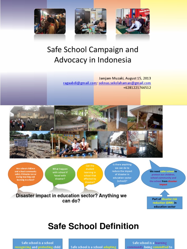 Safe School Campaign and Advocacy in Indonesia (Revised) - Jamjam ...