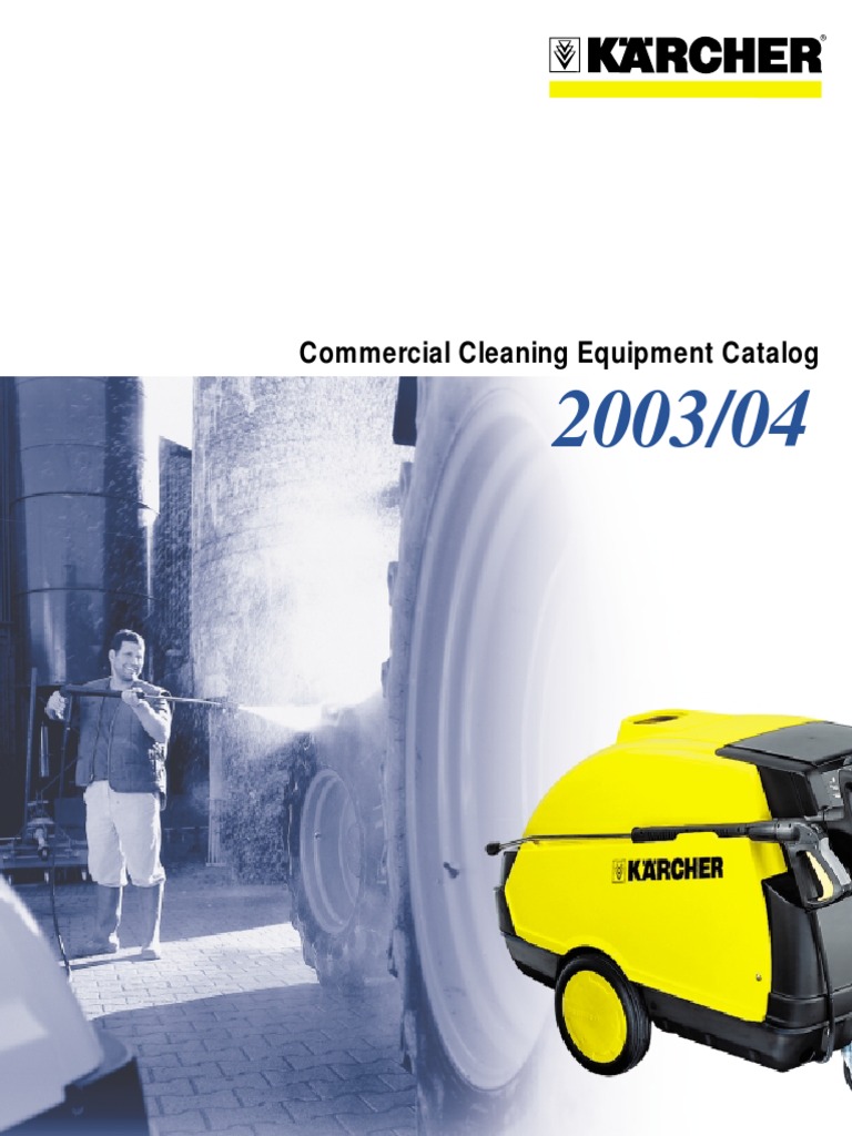 Karcher Machine Catalog 8 03 | PDF | Washing Machine | Engines