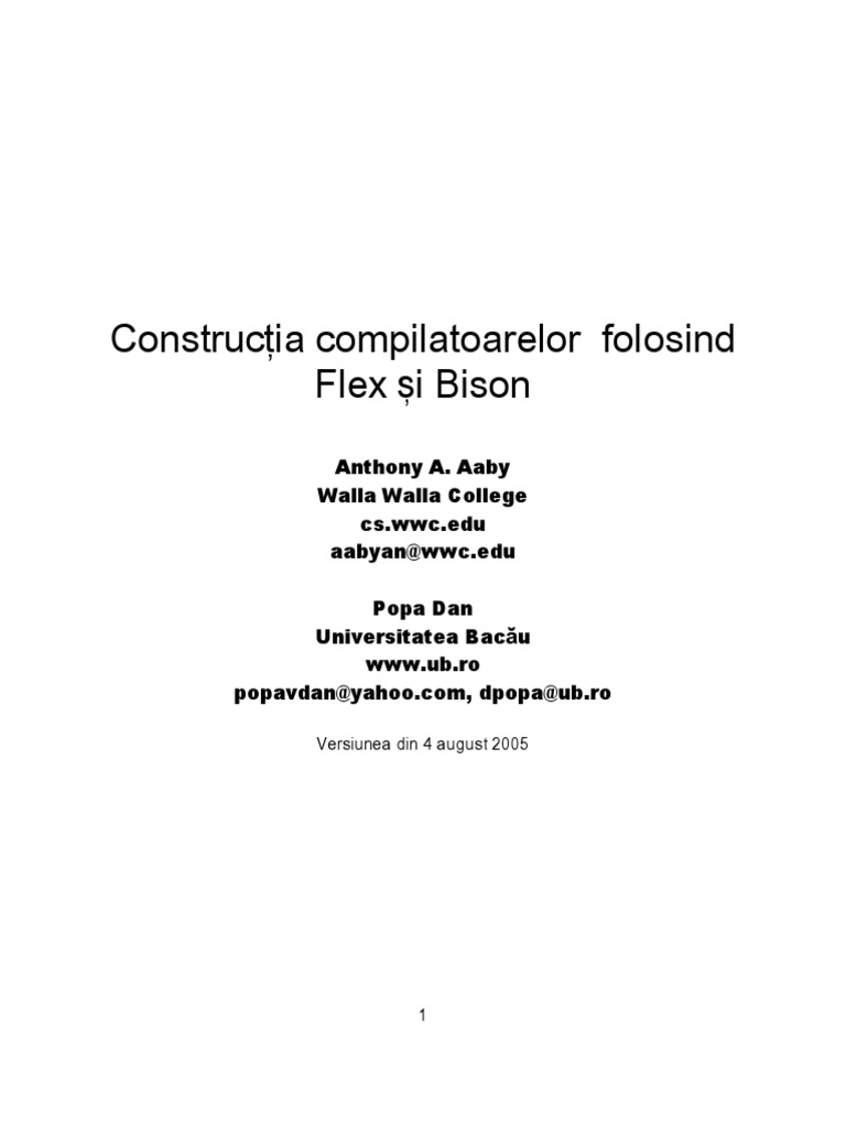 Flex Si Bison PDF | PDF