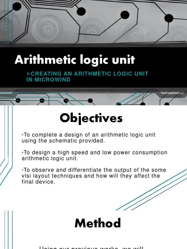 Arithmetic Logic Unit | Cmos | Logic Gate