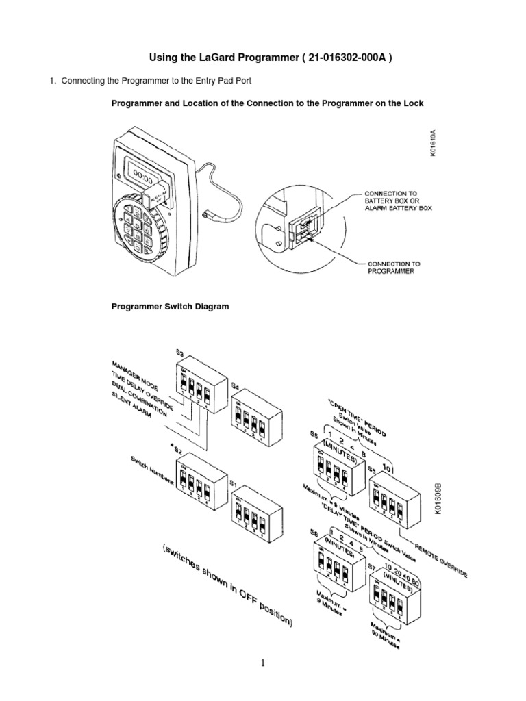 LaGard Programmer User Guide | PDF | Security Alarm | Computer Architecture