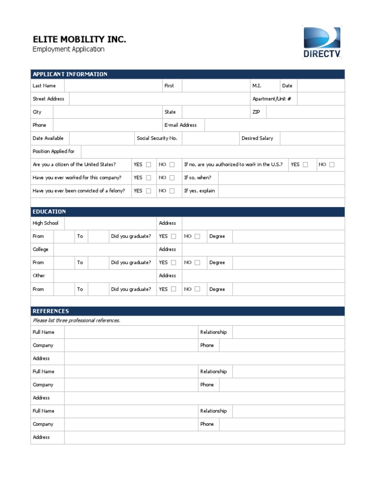 EMI Employment App | PDF