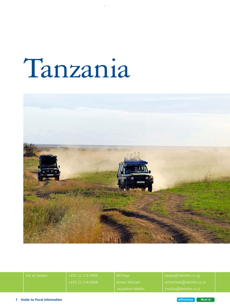 Deloitte Tanzania Guide | PDF | Taxes | Capital Gains Tax