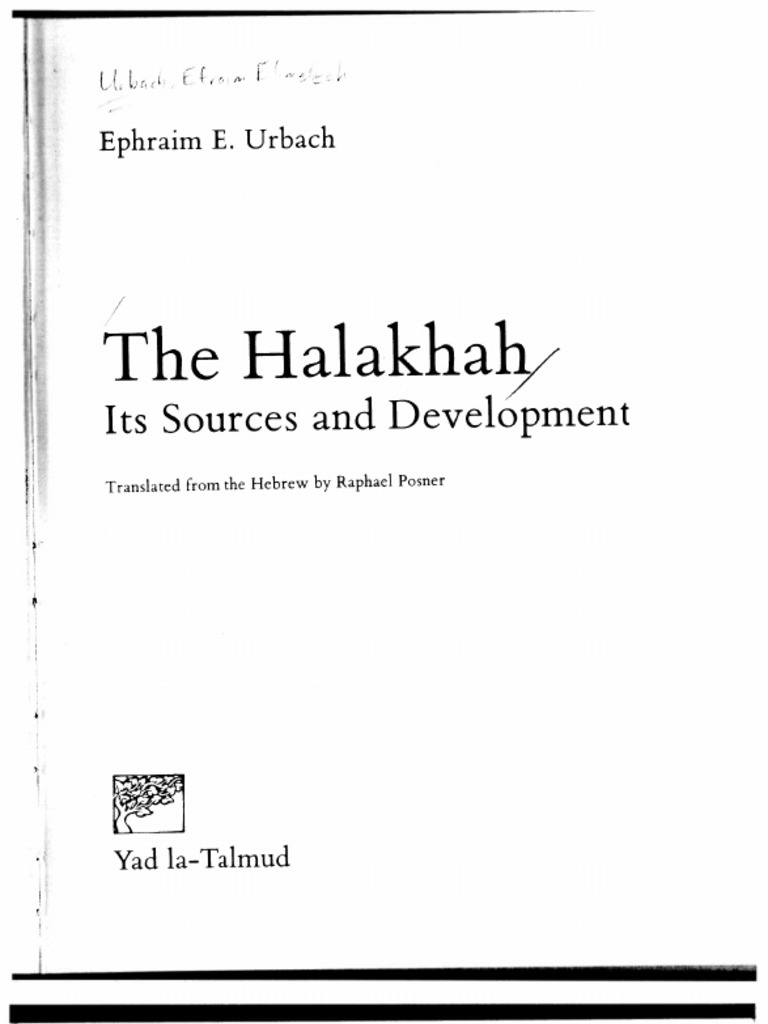 Ephraim E. Urbach | PDF