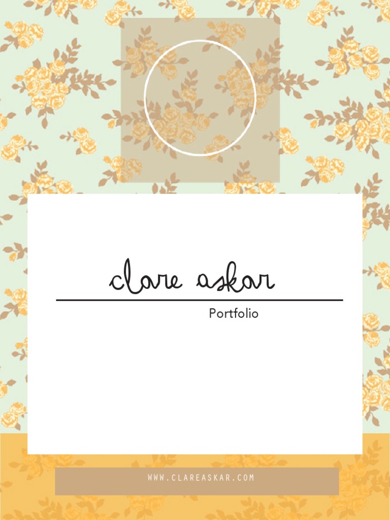 Clare Askar - Design Portfolio | PDF | Adobe Photoshop | Cascading ...
