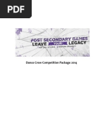 Interpretative Dance Competition Mechanics | PDF | Dances | Performing Arts