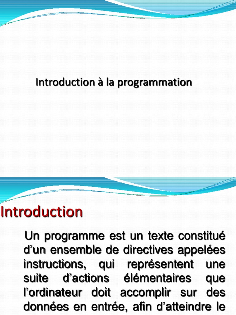Programmation C | PDF | C (Langage de programmation) | Langage de programmation