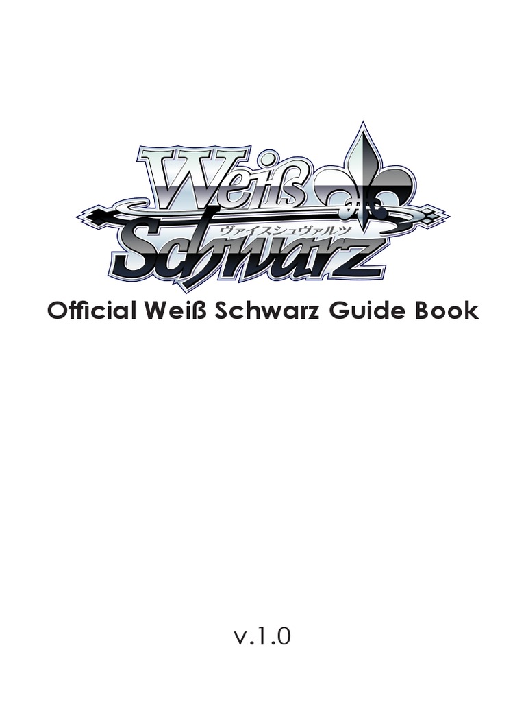 Weiss Schwarz Rule Book v1 | PDF | Playing Cards | Leisure
