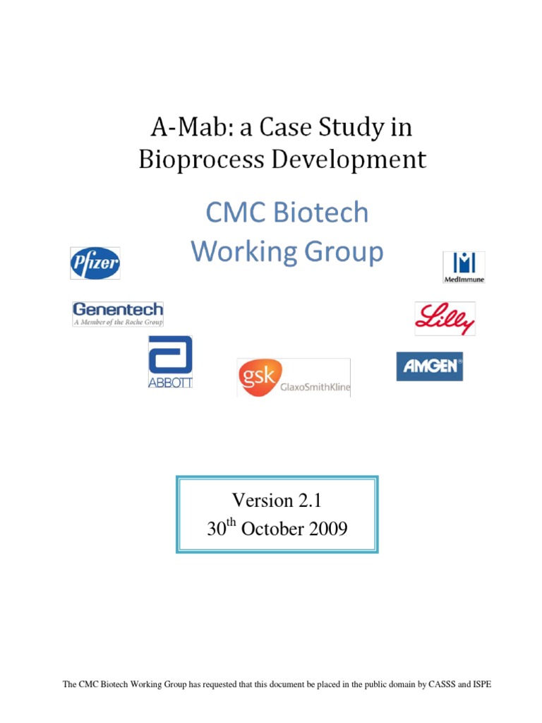 A-Mab Case Study Version 2-1 | PDF | Chromatography | Verification And ...