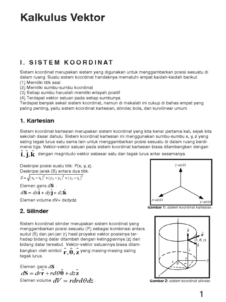 Kalkulus Vektor | PDF