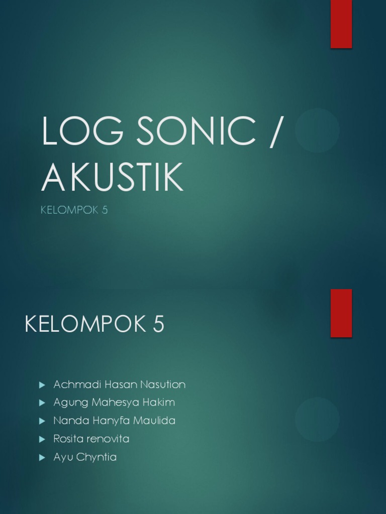 Log Sonic | PDF | Ilmu Sosial | Sains & Matematika