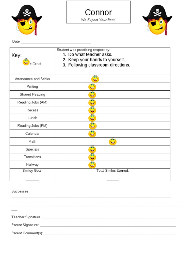 Student Behavior and Progress Report | PDF