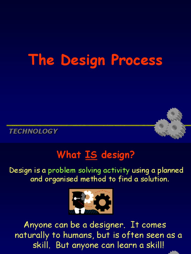 The Design Process: Technology | PDF | Design | Prototype