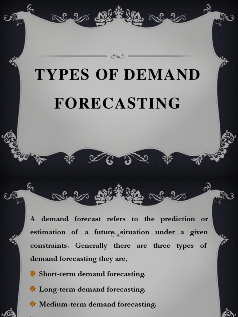 Types of Demand Forecasting | PDF