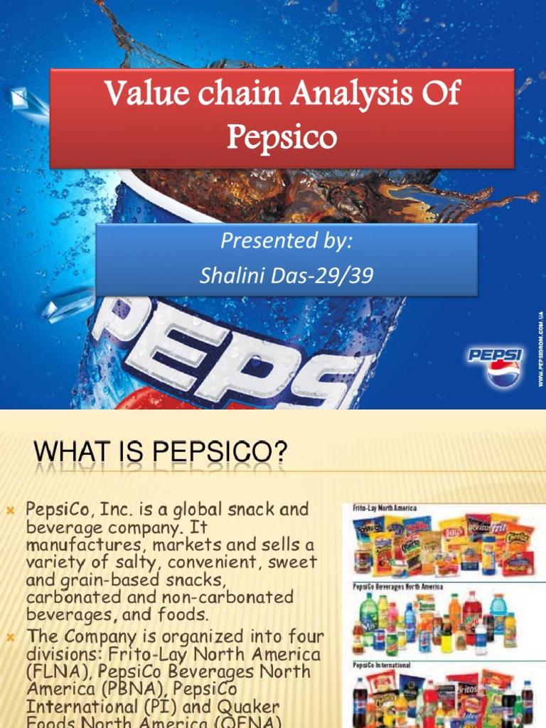 Pepsico Value Chain Analysis Guide | PDF | Value Chain | Market (Economics)