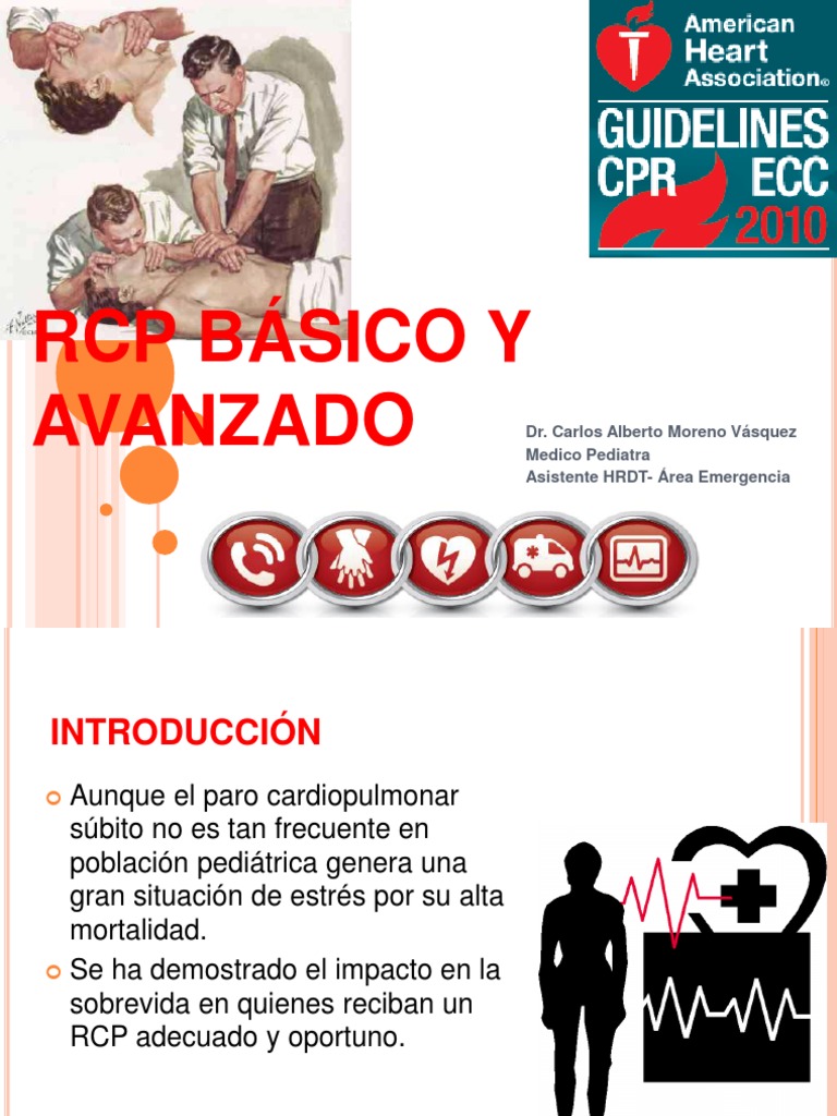 RCP Pediátrico: Guía Esencial | PDF | Reanimación cardiopulmonar | Paro ...