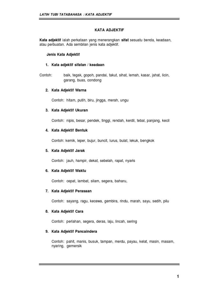 BM Tingkatan 3 | PDF