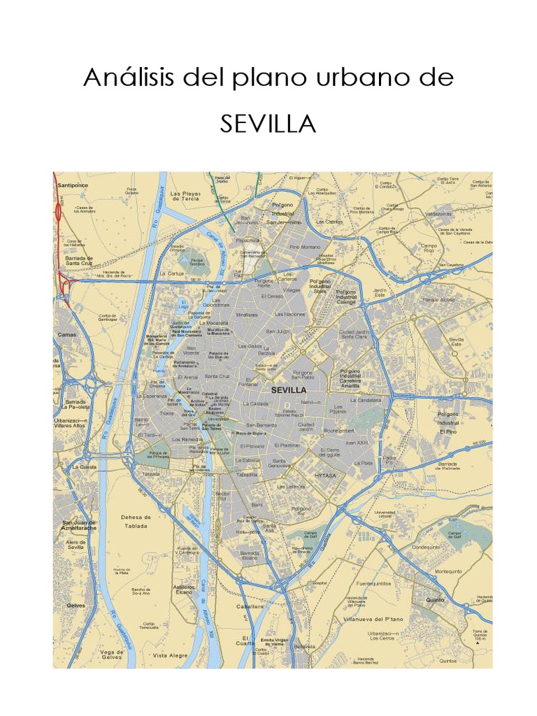 analisis del plano urbano de sevilla | Sevilla | Ciudad | Prueba ...