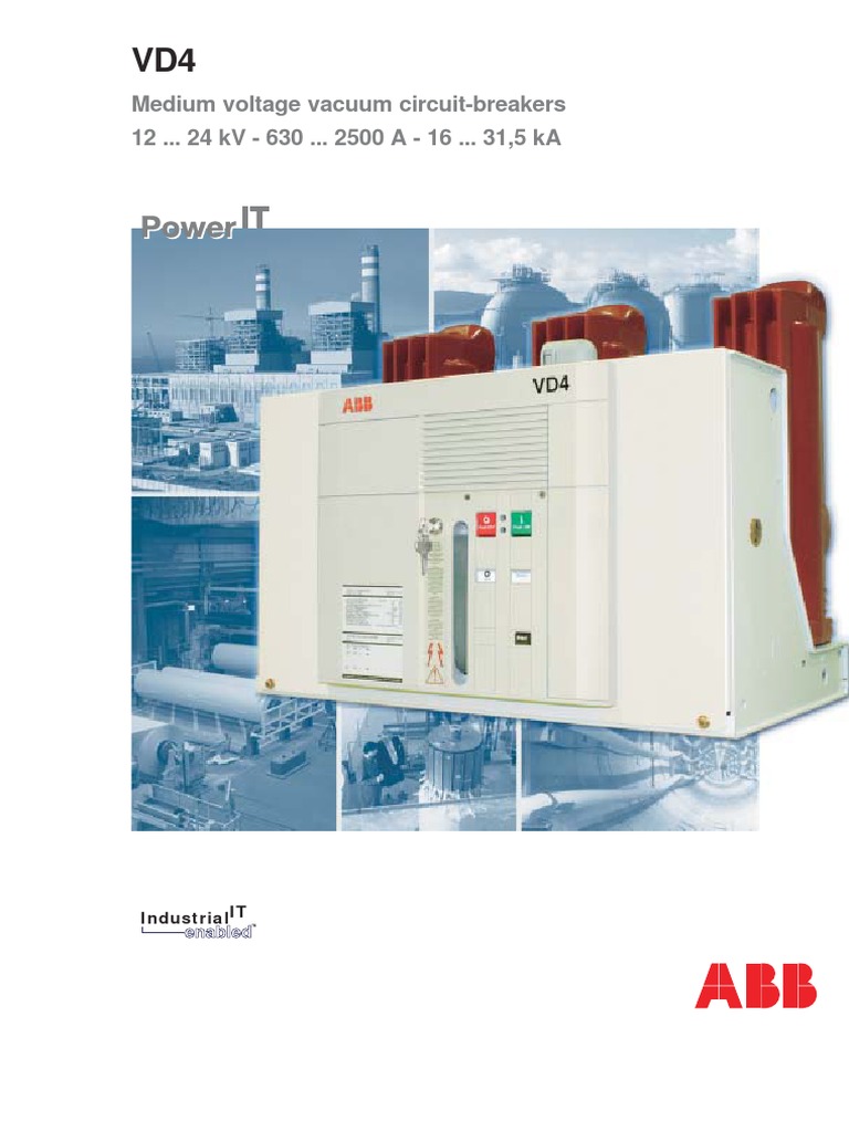 ABB VD4 Catalogue Eng | Download Free PDF | Electrical Connector | Electric Arc