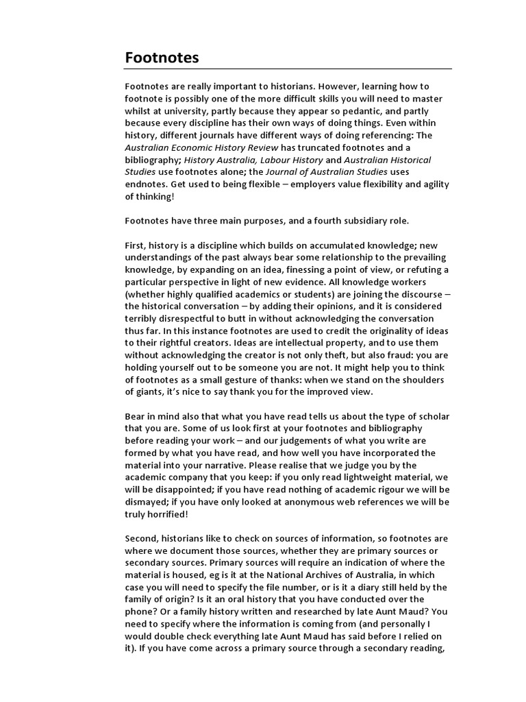 Footnotes | Citation | Primary Sources