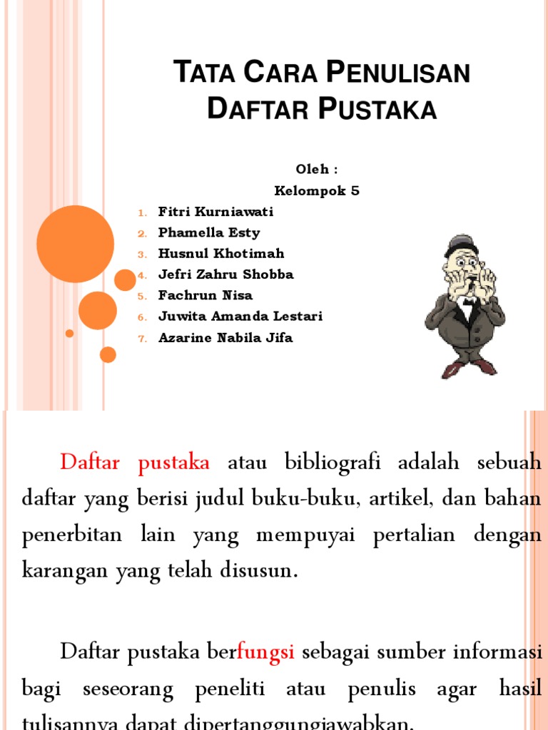 Tata Cara Penulisan Dapus | PDF