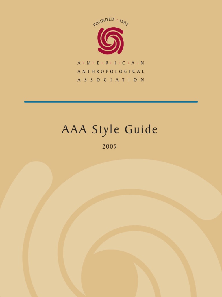 American Anthropological Association 2009 style guide | Citation | Bracket