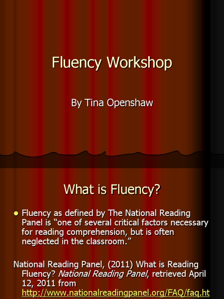Developing Oral Reading Fluency: A Comprehensive Guide to Fluency ...