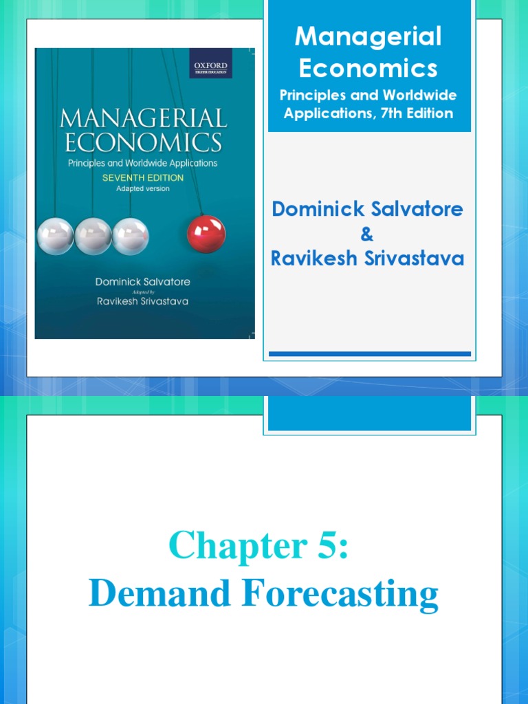 Managerial Economics | PDF | Forecasting | Linear Trend Estimation