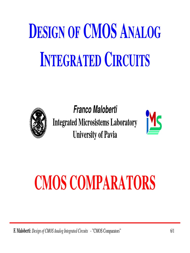 CMOS Comparators | PDF | Electronics | Digital Electronics