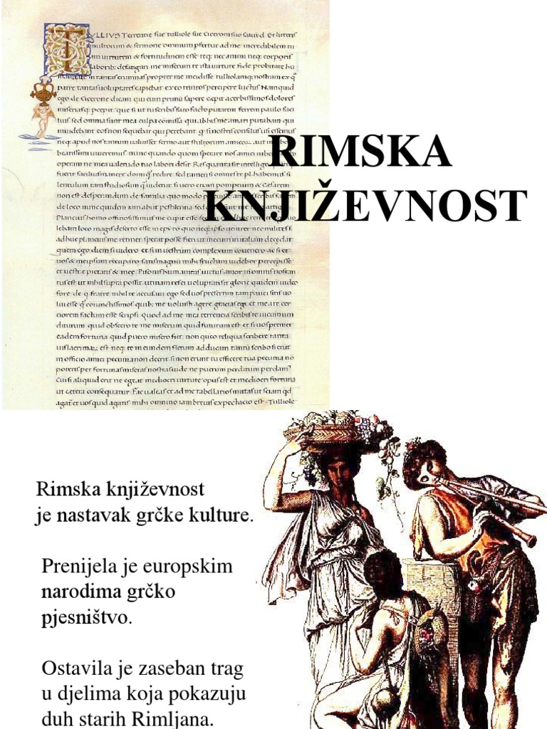 Rimska Književnost | PDF