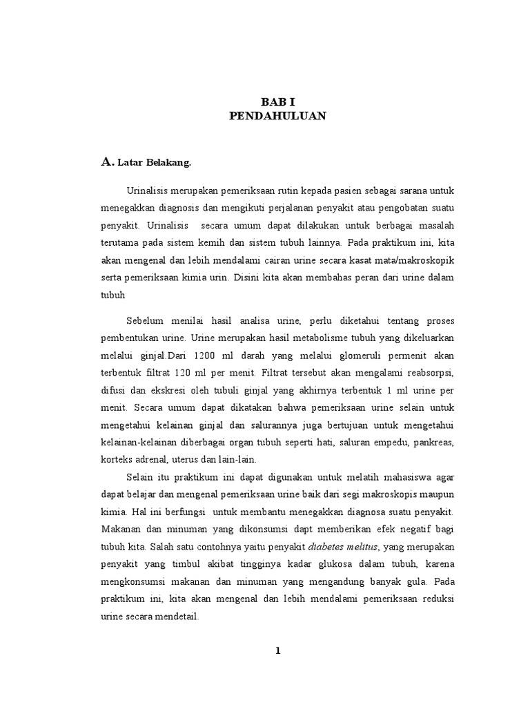 Urinalisa | PDF