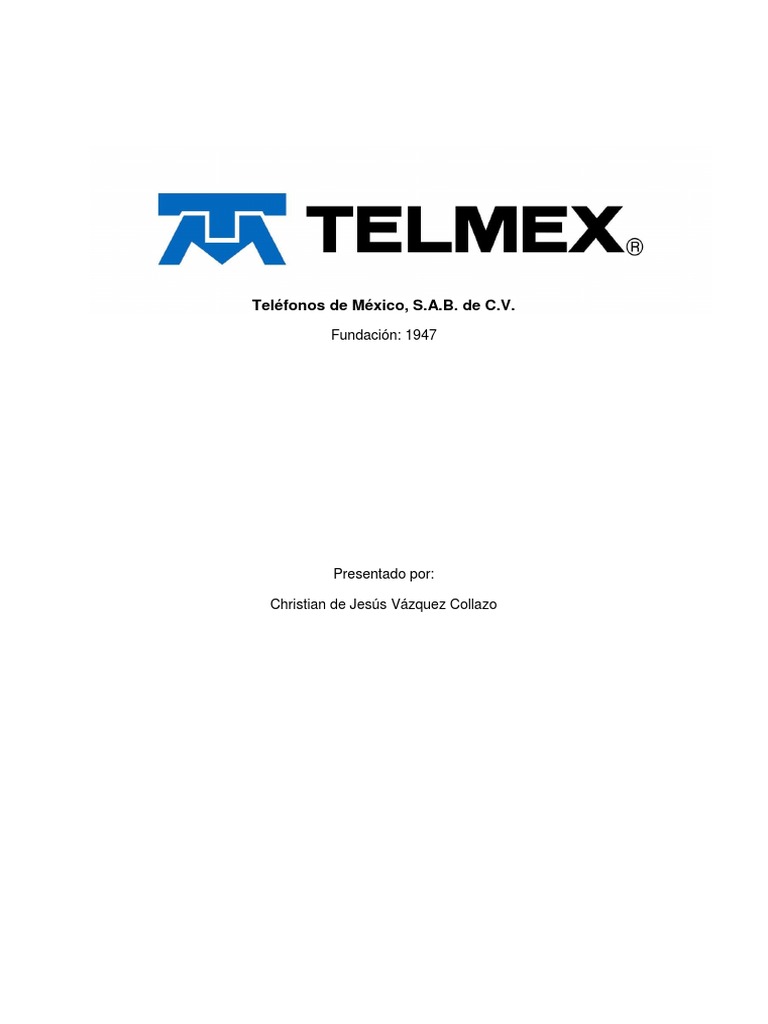 Historia y Expansión de Telmex | PDF | Telecomunicaciones | Internet