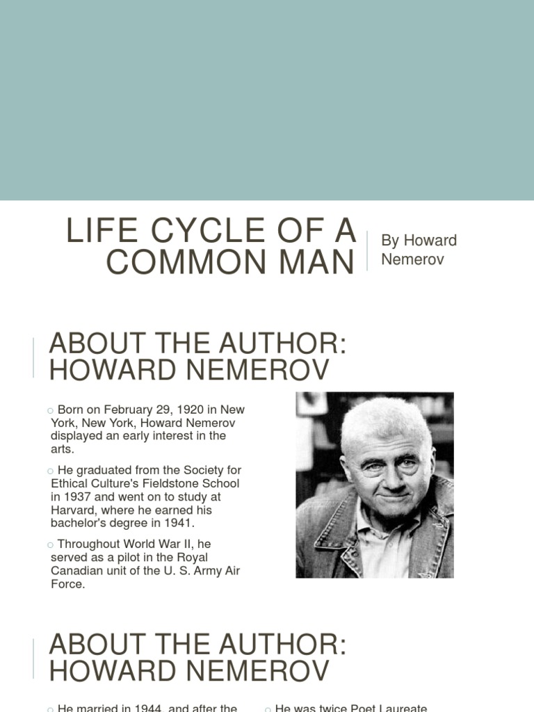 Life Cycle of a Common Man | PDF | Poetry