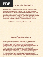 Literary Theory Bakhtin Theoryof Dialogism Ideasand Applications | PDF | Human Communication