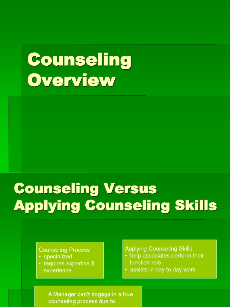 Introduction To Counseling | PDF | Psychotherapy | Behavioural Sciences