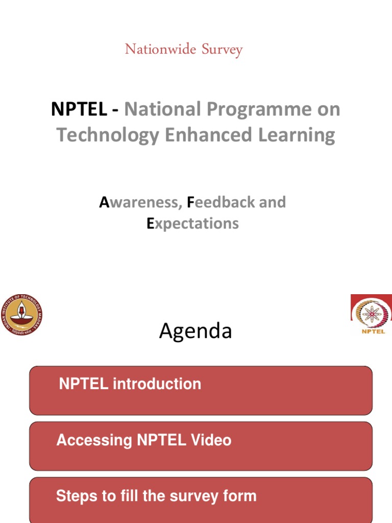 Nptel - Presentation 2 | PDF | Engineering | Science And Technology