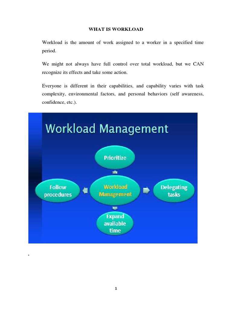 Workload Manegment | PDF | Workload | Employee Retention