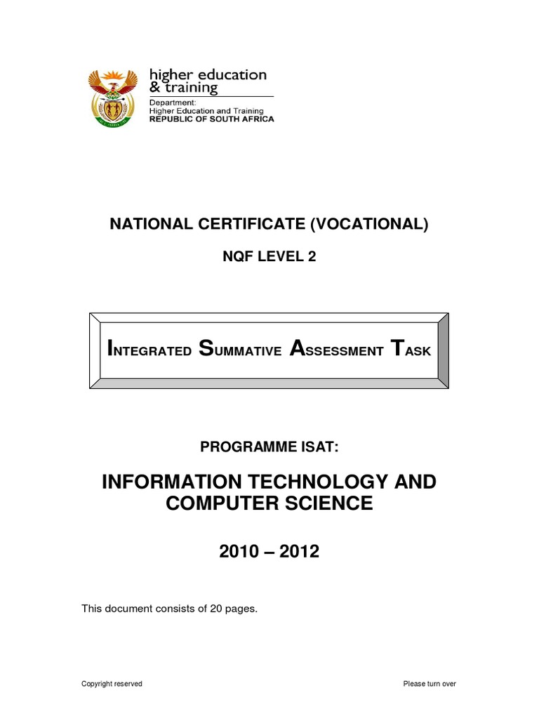 Isat L2 | PDF | Computer Program | Programming