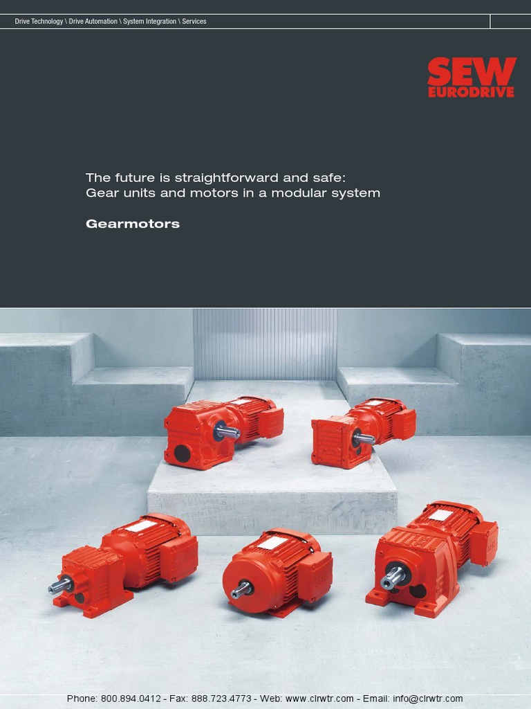 SEW Eurodrive Gearmotors | PDF | Transmission (Mechanics) | Gear