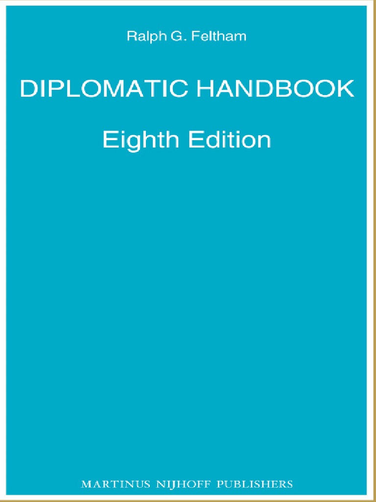 Diplomatic Handbook 12 | PDF | Ambassador | Diplomatic Rank