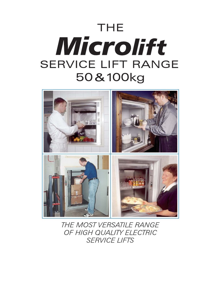 The Most Versatile Range of High Quality Electric Service Lifts | PDF ...