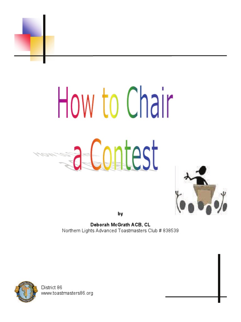 How To Chair Contest | PDF | Business