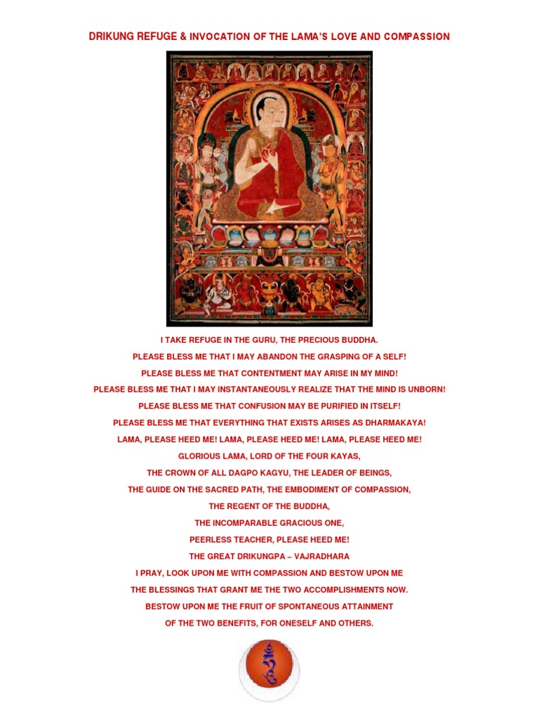Drikung Jigten Sumgon's Invocation of The Lama's Love and Compassion | PDF