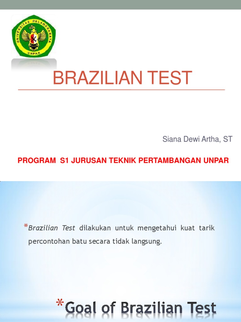 Uji Kekuatan Tarik Batuan Brasil | PDF | Griya & Taman | Teknologi ...