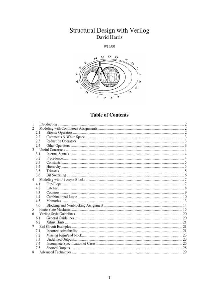 Verilog | PDF | Field Programmable Gate Array | Electronic Circuits Verilog | PDF | Field Programmable Gate Array | Electronic Circuits