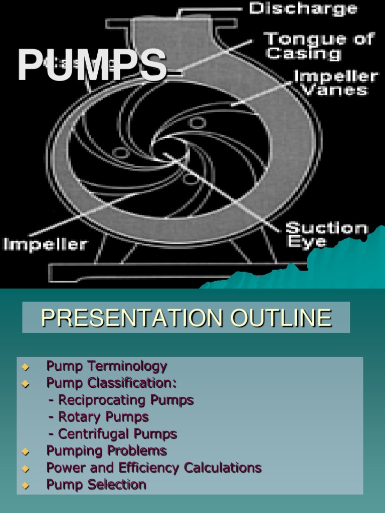 Classification Pump | PDF | Pump | Chemical Equipment